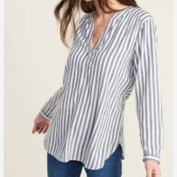 Old Navy | Tops | Old Navy Striped Tunic | Poshmark
